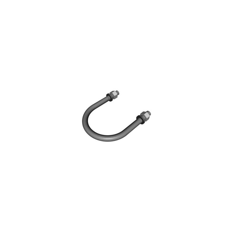 Galvanized U bolt Assembly 1 2 In X 3 5 8 In X 5 In